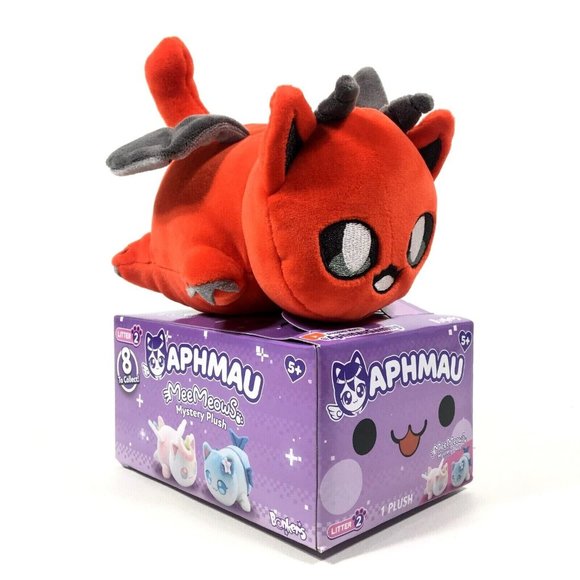 Bonkers | Toys | Aphmau Meemeows Plush Nether Cat Red Pack Litter 2 New ...